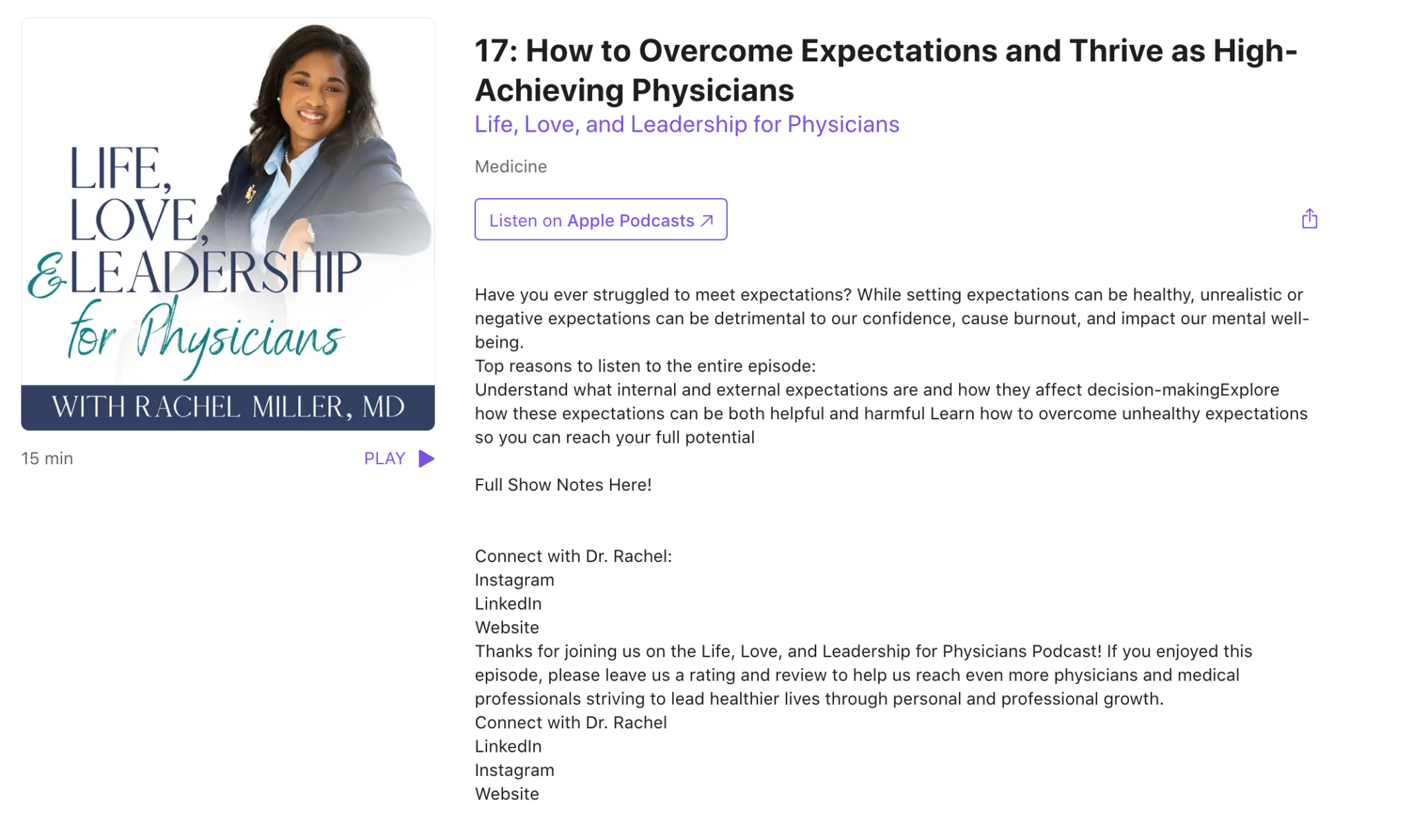 Shownotes Vs. Episode Descriptions | Leah Bryant Co.